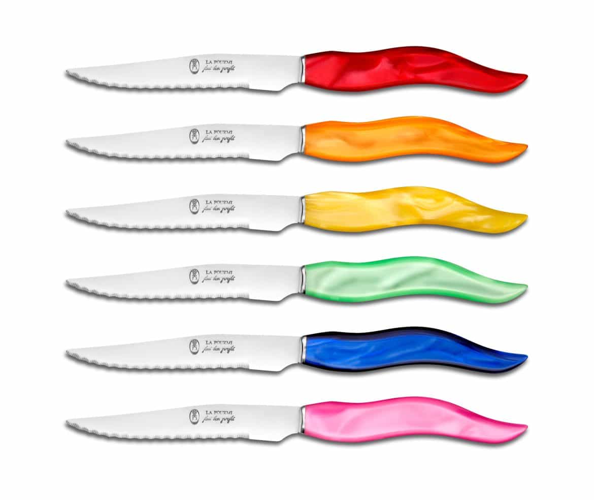 STEAK MODELE VAGUE LAME MICRO DENTE MCHE PLEXI